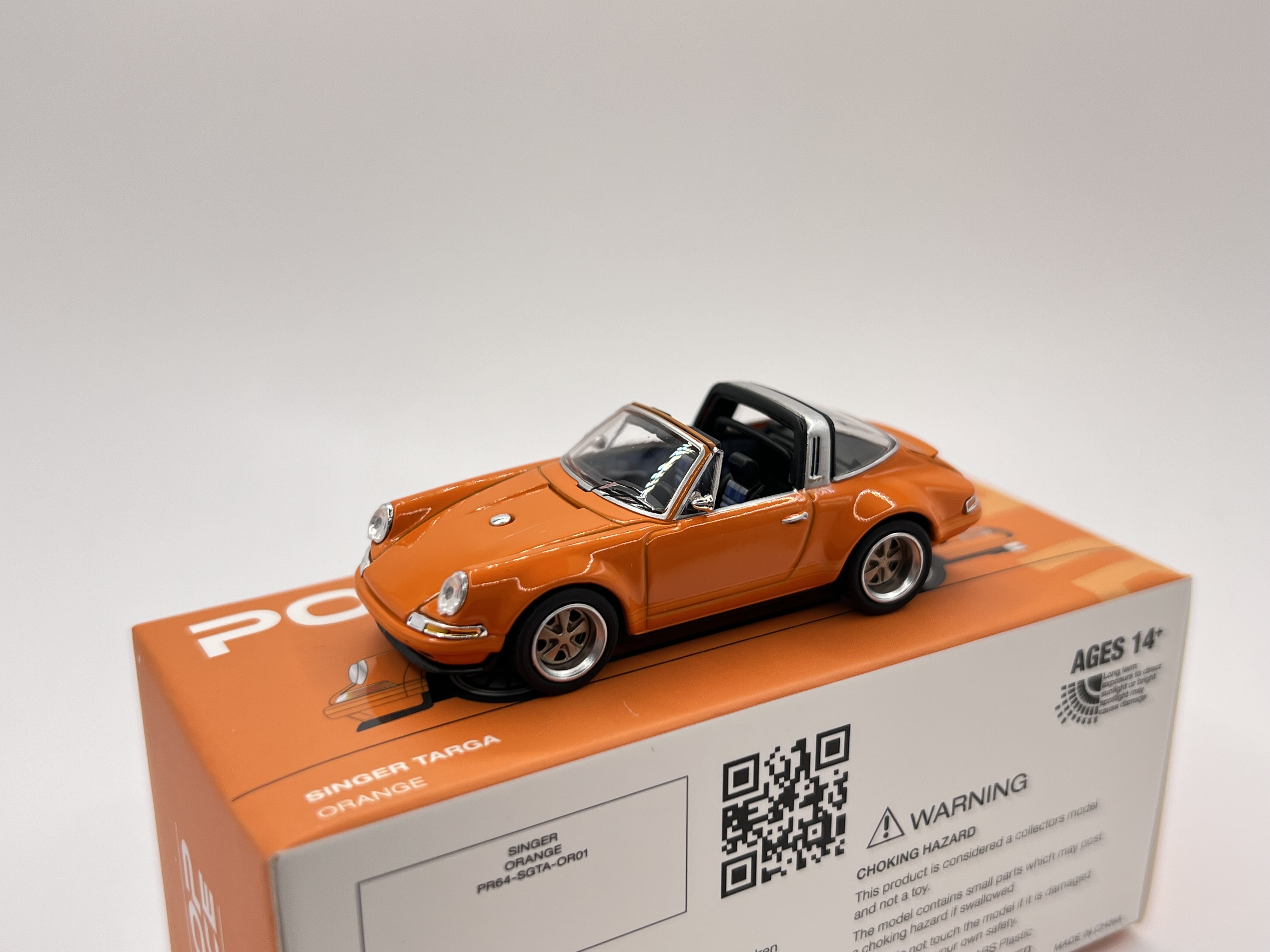 Pop Race - Singer Targa Orange | HotCars64